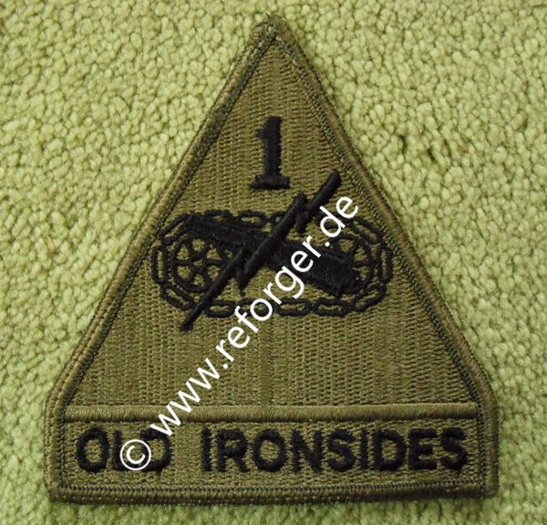 1st Armored Division Patch - Old Ironsides – Reforger Military Online Store