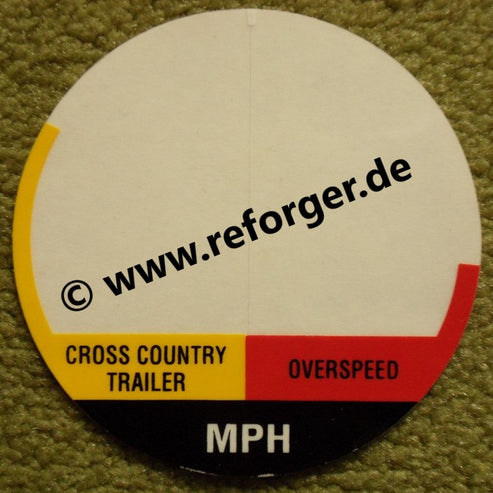Decal Speedometer HMMWV M998 MUTT M151 – Reforger Military Online Store